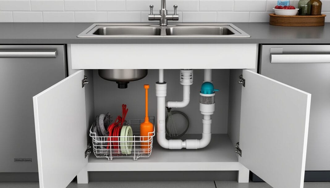 Comprendre le schéma d'évacuation de l'évier et du lave-vaisselle