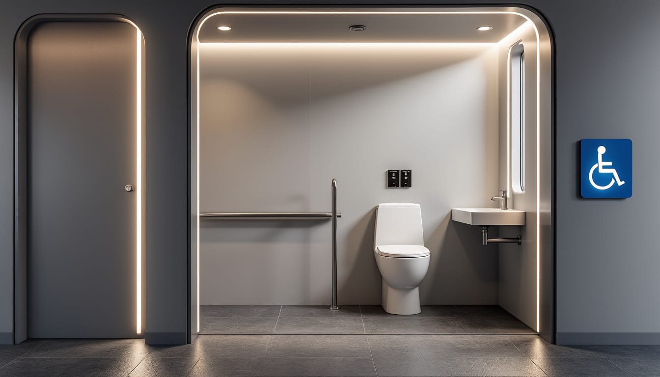La bonne taille des WC PMR : les normes de 2025